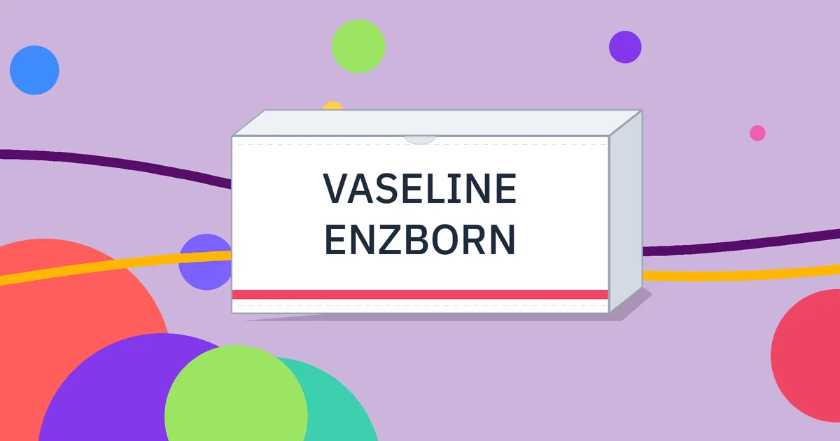 Symbolbild: Packung mit der Aufschrift VASELINE ENZBORN (PZN 14370054) – Verfügbarkeit und Bezug in Apotheken in Frankfurt am Main