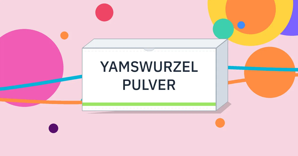 Symbolbild: Packung mit der Aufschrift YAMSWURZEL PULVER (PZN 02649070) – Verfügbarkeit und Bezug in Apotheken in Frankfurt am Main