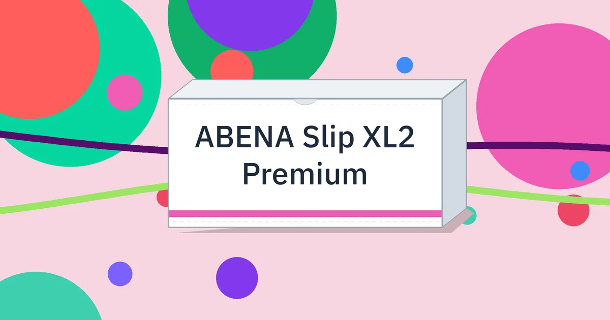 Symbolbild: Packung mit der Aufschrift ABENA Slip XL2 Premium (PZN 10220375) – Verfügbarkeit und Bezug in Apotheken in Frankfurt am Main