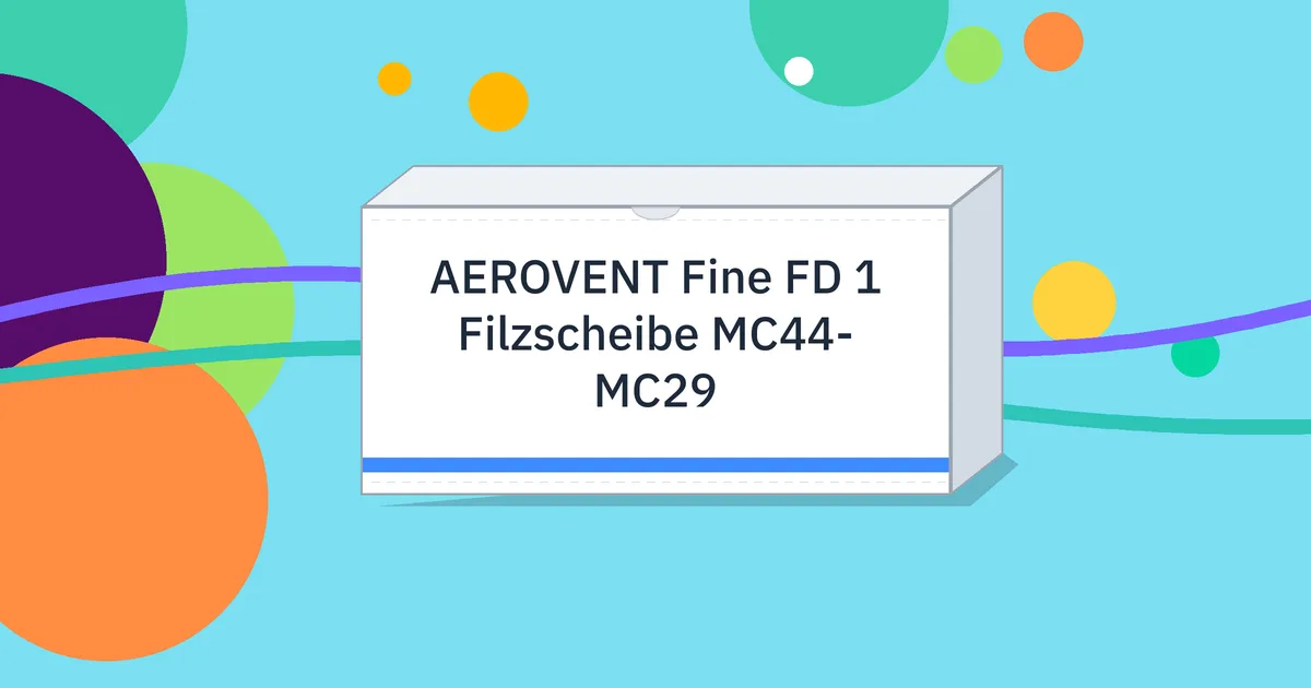 Symbolbild: Packung mit der Aufschrift AEROVENT Fine FD 1 Filzscheibe MC44-MC29 (PZN 01076293) – Verfügbarkeit und Bezug in Apotheken in Frankfurt am Main