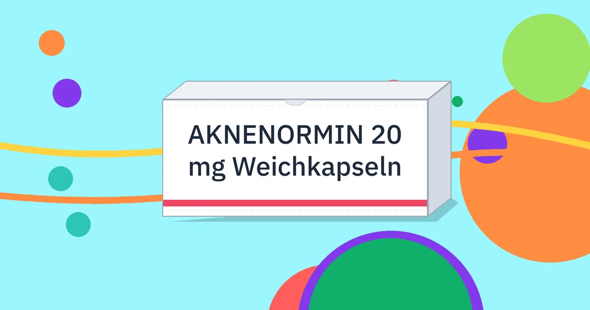 Symbolbild: Packung mit der Aufschrift AKNENORMIN 20 mg Weichkapseln (PZN 02931530) – Verfügbarkeit und Bezug in Apotheken in Frankfurt am Main