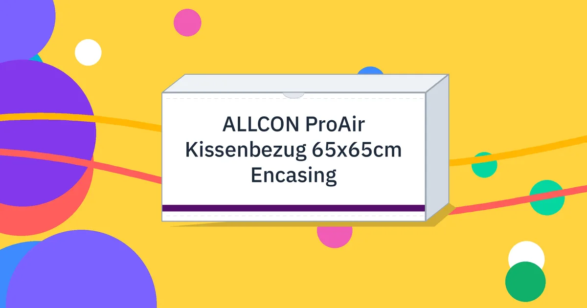 Symbolbild: Packung mit der Aufschrift ALLCON ProAir Kissenbezug 65x65cm Encasing (PZN 20043307) – Verfügbarkeit und Bezug in Apotheken in Frankfurt am Main