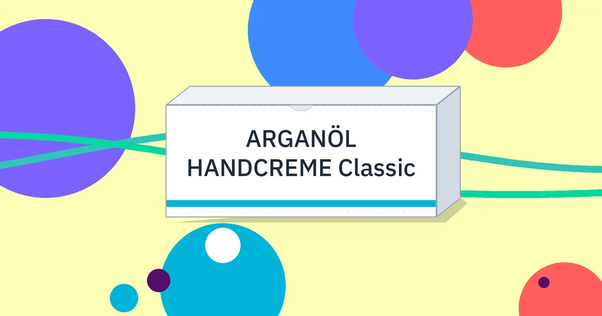 Symbolbild: Packung mit der Aufschrift ARGANÖL HANDCREME Classic (PZN 19907524) – Verfügbarkeit und Bezug in Apotheken in Frankfurt am Main
