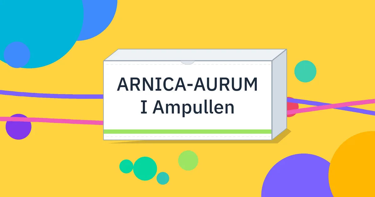 Symbolbild: Packung mit der Aufschrift ARNICA-AURUM I Ampullen (PZN 00454563) – Verfügbarkeit und Bezug in Apotheken in Frankfurt am Main