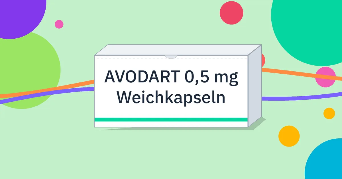 Symbolbild: Packung mit der Aufschrift AVODART 0,5 mg Weichkapseln (PZN 03929647) – Verfügbarkeit und Bezug in Apotheken in Frankfurt am Main