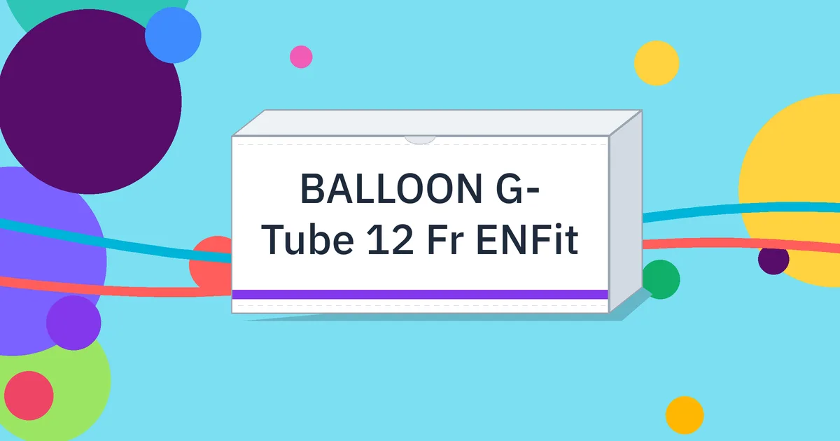 Symbolbild: Packung mit der Aufschrift BALLOON G-Tube 12 Fr ENFit (PZN 17601318) – Verfügbarkeit und Bezug in Apotheken in Frankfurt am Main