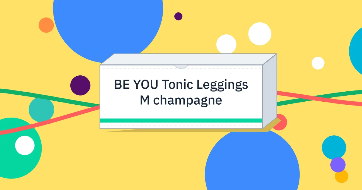 Symbolbild: Packung mit der Aufschrift BE YOU Tonic Leggings M champagne (PZN 20376440) – Verfügbarkeit und Bezug in Apotheken in Frankfurt am Main