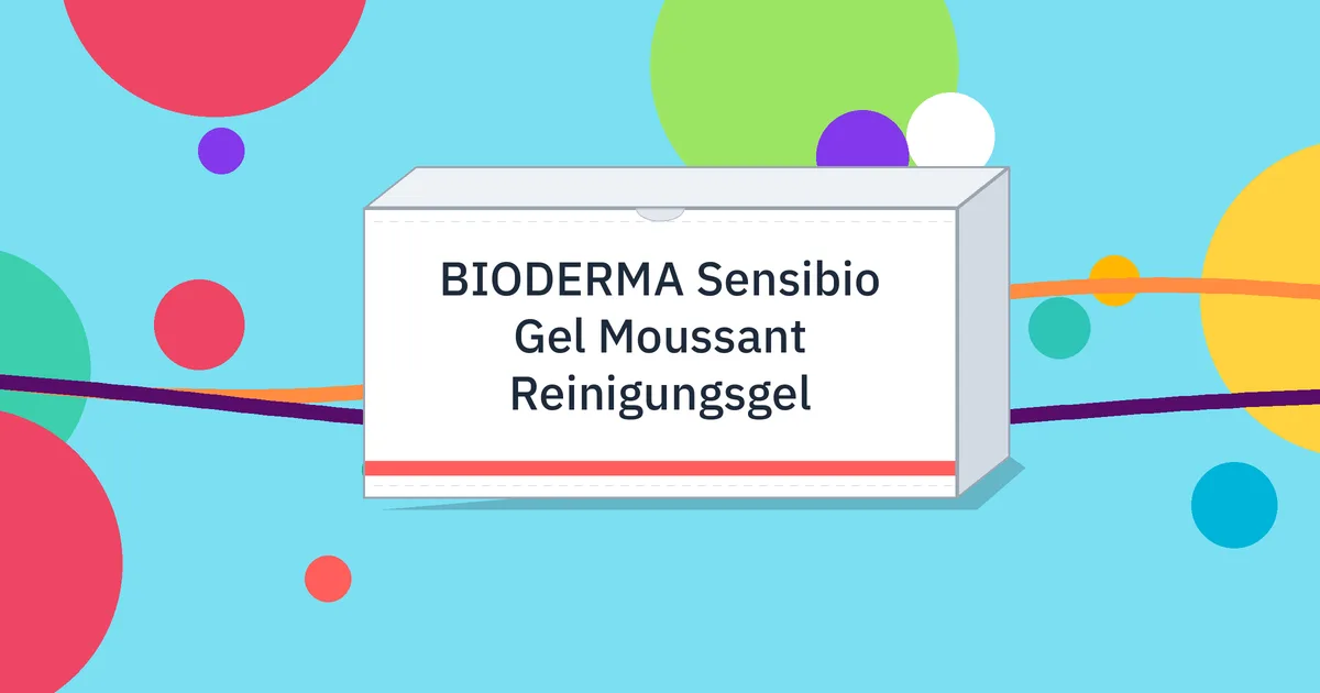 Symbolbild: Packung mit der Aufschrift BIODERMA Sensibio Gel Moussant Reinigungsgel (PZN 15743907) – Verfügbarkeit und Bezug in Apotheken in Frankfurt am Main