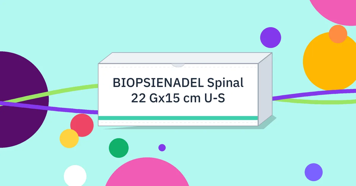 Symbolbild: Packung mit der Aufschrift BIOPSIENADEL Spinal 22 Gx15 cm U-S (PZN 06770957) – Verfügbarkeit und Bezug in Apotheken in Frankfurt am Main