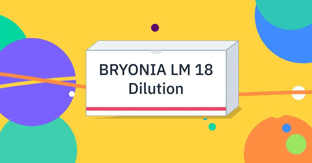Symbolbild: Packung mit der Aufschrift BRYONIA LM 18 Dilution (PZN 02601005) – Verfügbarkeit und Bezug in Apotheken in Frankfurt am Main