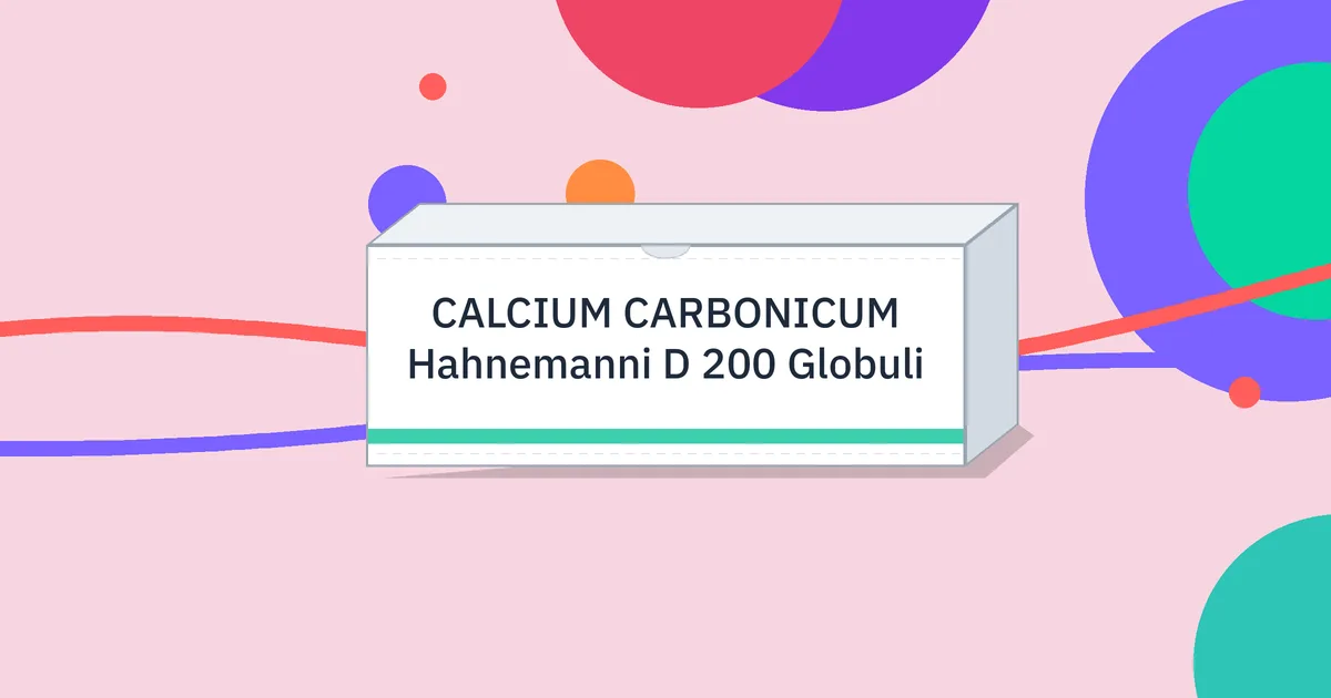 Symbolbild: Packung mit der Aufschrift CALCIUM CARBONICUM Hahnemanni D 200 Globuli (PZN 14311778) – Verfügbarkeit und Bezug in Apotheken in Frankfurt am Main