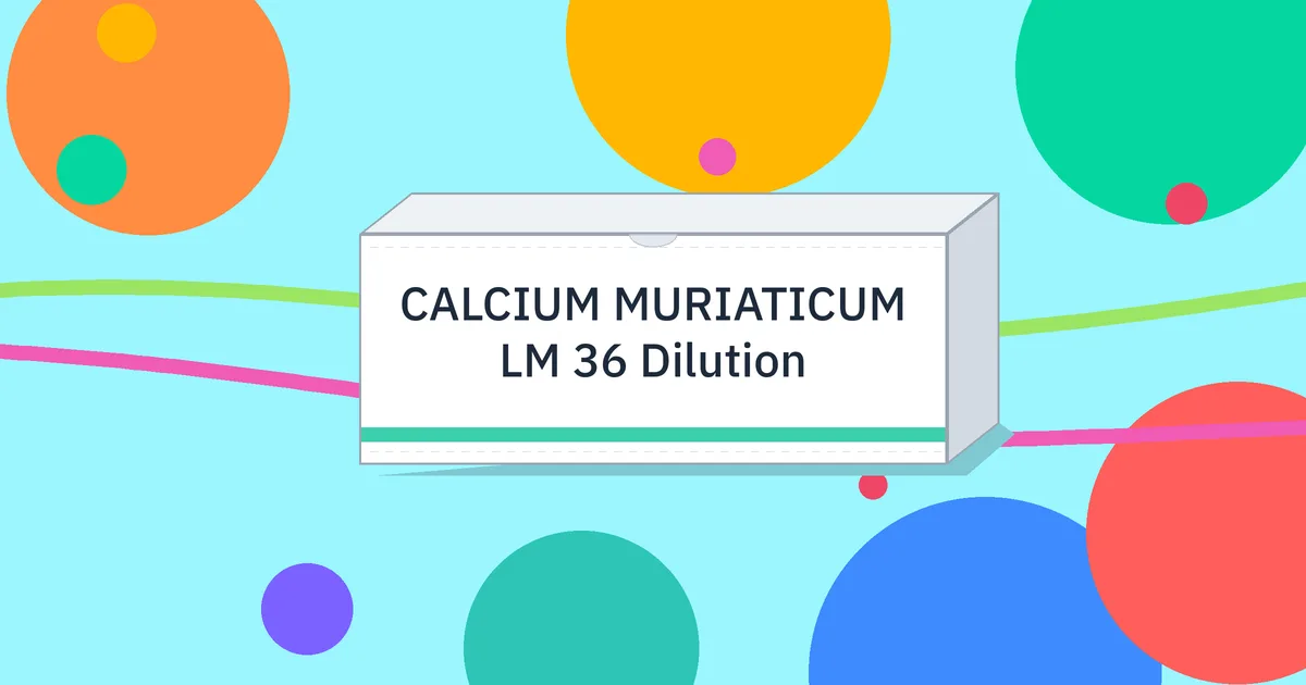 Symbolbild: Packung mit der Aufschrift CALCIUM MURIATICUM LM 36 Dilution (PZN 13409506) – Verfügbarkeit und Bezug in Apotheken in Frankfurt am Main