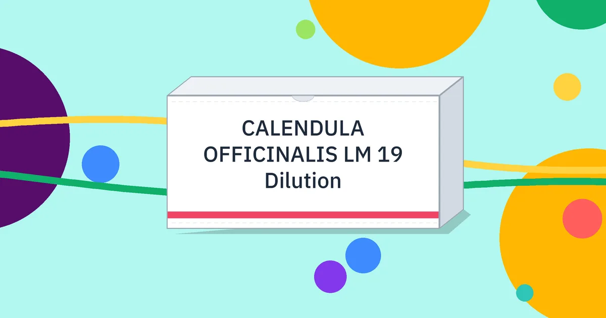 Symbolbild: Packung mit der Aufschrift CALENDULA OFFICINALIS LM 19 Dilution (PZN 12807423) – Verfügbarkeit und Bezug in Apotheken in Frankfurt am Main