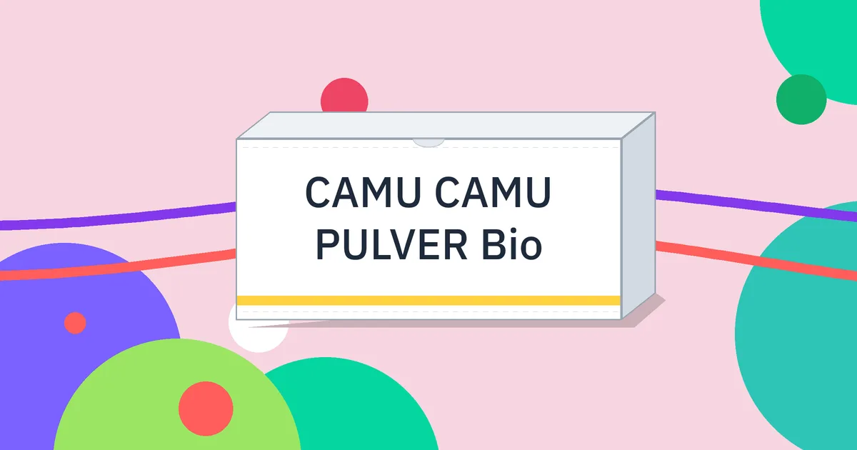 Symbolbild: Packung mit der Aufschrift CAMU CAMU PULVER Bio (PZN 16839070) – Verfügbarkeit und Bezug in Apotheken in Frankfurt am Main