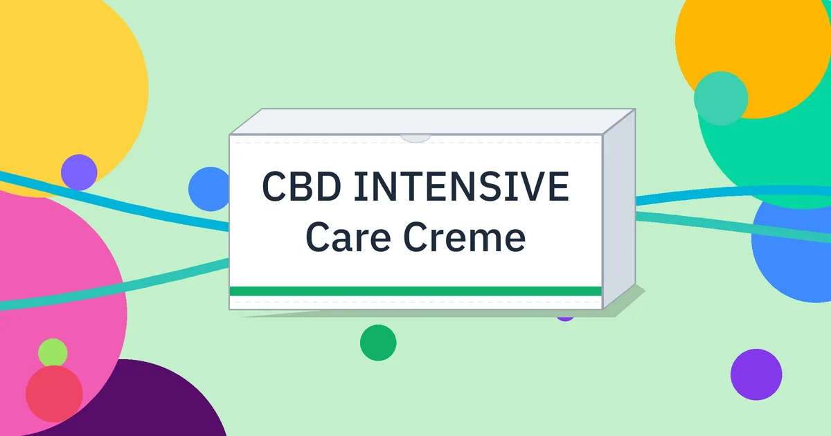 Symbolbild: Packung mit der Aufschrift CBD INTENSIVE Care Creme (PZN 16685514) – Verfügbarkeit und Bezug in Apotheken in Frankfurt am Main
