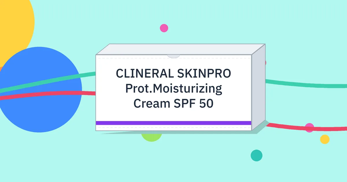 Symbolbild: Packung mit der Aufschrift CLINERAL SKINPRO Prot.Moisturizing Cream SPF 50 (PZN 12460037) – Verfügbarkeit und Bezug in Apotheken in Frankfurt am Main
