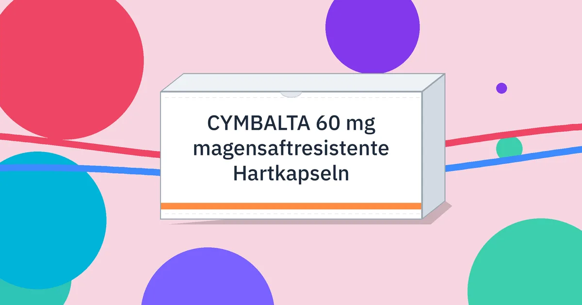 Symbolbild: Packung mit der Aufschrift CYMBALTA 60 mg magensaftresistente Hartkapseln (PZN 05500569) – Verfügbarkeit und Bezug in Apotheken in Frankfurt am Main