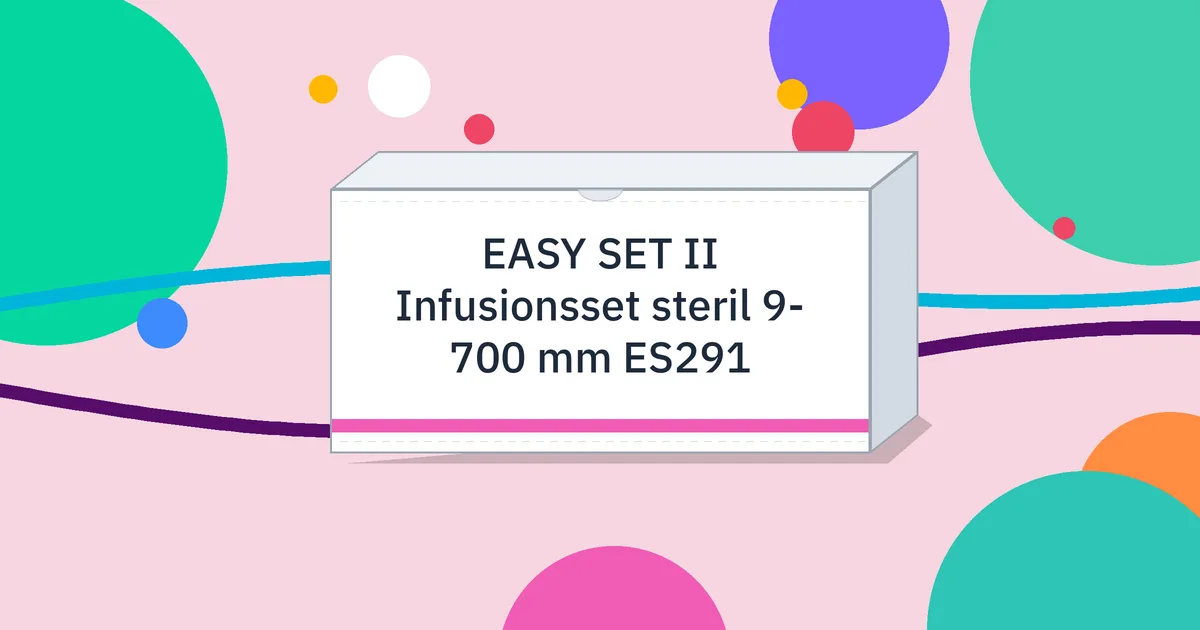 Symbolbild: Packung mit der Aufschrift EASY SET II Infusionsset steril 9-700 mm ES291 (PZN 17149551) – Verfügbarkeit und Bezug in Apotheken in Frankfurt am Main