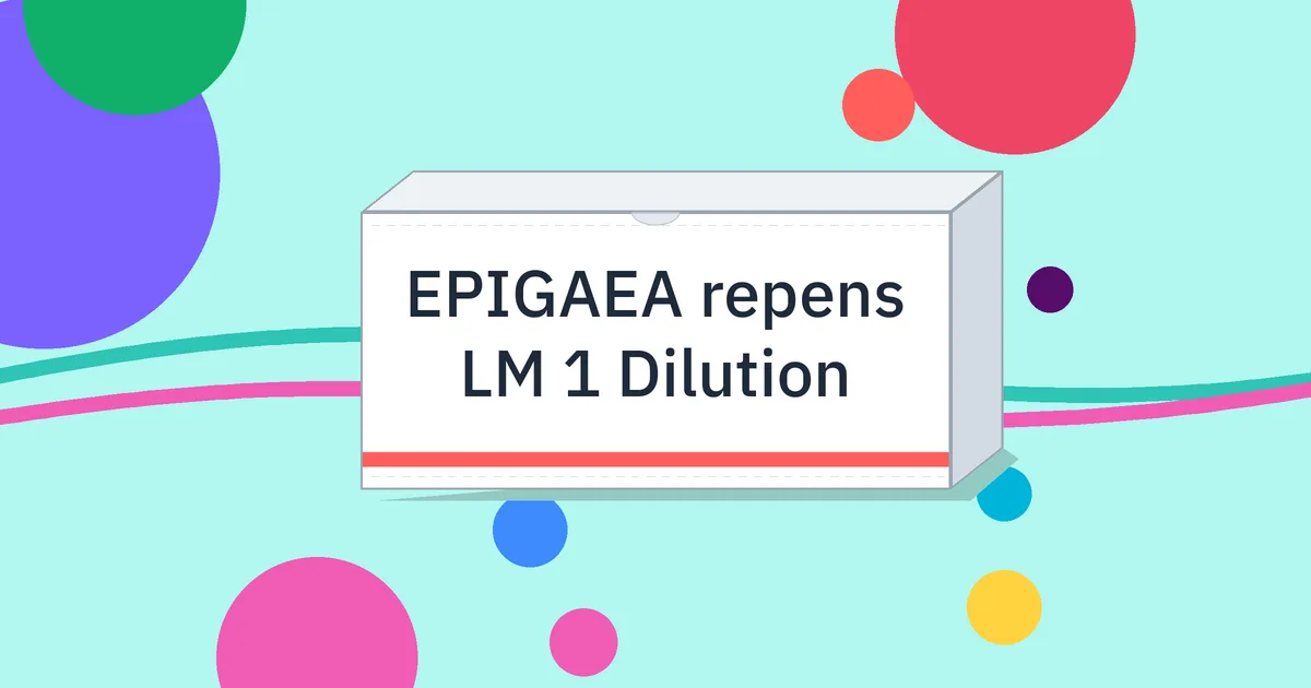 Symbolbild: Packung mit der Aufschrift EPIGAEA repens LM 1 Dilution (PZN 13471505) – Verfügbarkeit und Bezug in Apotheken in Frankfurt am Main