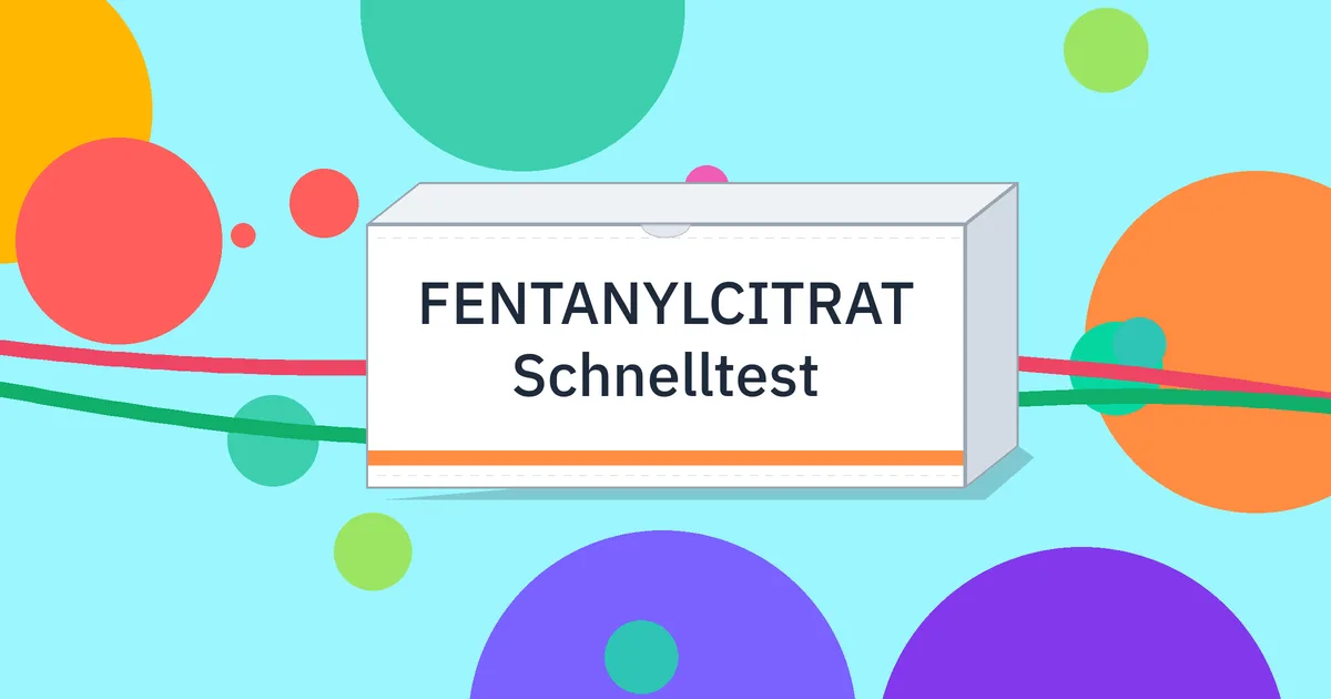 Symbolbild: Packung mit der Aufschrift FENTANYLCITRAT Schnelltest (PZN 19476633) – Verfügbarkeit und Bezug in Apotheken in Frankfurt am Main