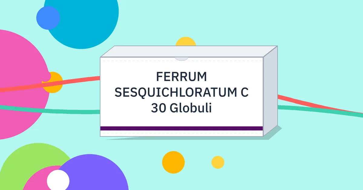 Symbolbild: Packung mit der Aufschrift FERRUM SESQUICHLORATUM C 30 Globuli (PZN 16690923) – Verfügbarkeit und Bezug in Apotheken in Frankfurt am Main