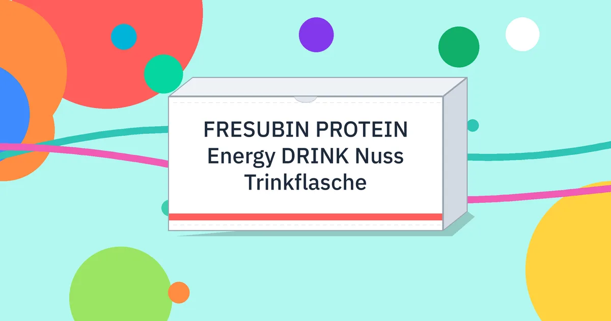 Symbolbild: Packung mit der Aufschrift FRESUBIN PROTEIN Energy DRINK Nuss Trinkflasche (PZN 20191485) – Verfügbarkeit und Bezug in Apotheken in Frankfurt am Main
