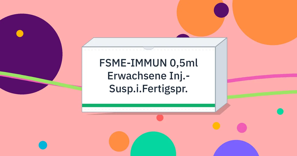 Symbolbild: Packung mit der Aufschrift FSME-IMMUN 0,5ml Erwachsene Inj.-Susp.i.Fertigspr. (PZN 00929954) – Verfügbarkeit und Bezug in Apotheken in Frankfurt am Main