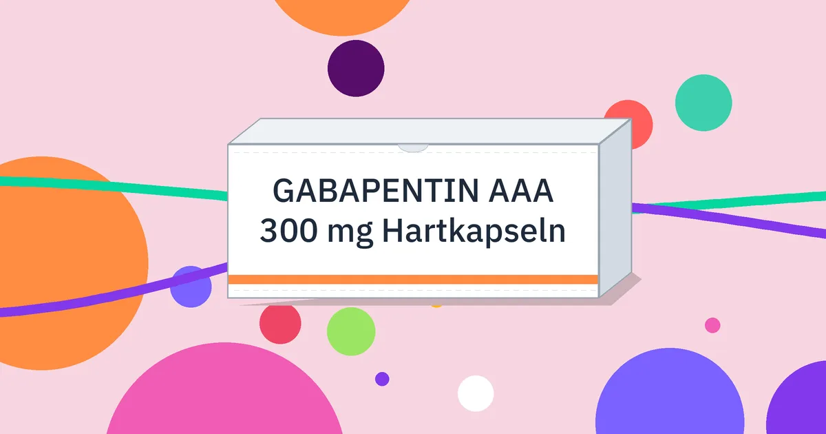 Symbolbild: Packung mit der Aufschrift GABAPENTIN AAA 300 mg Hartkapseln (PZN 00310002) – Verfügbarkeit und Bezug in Apotheken in Frankfurt am Main