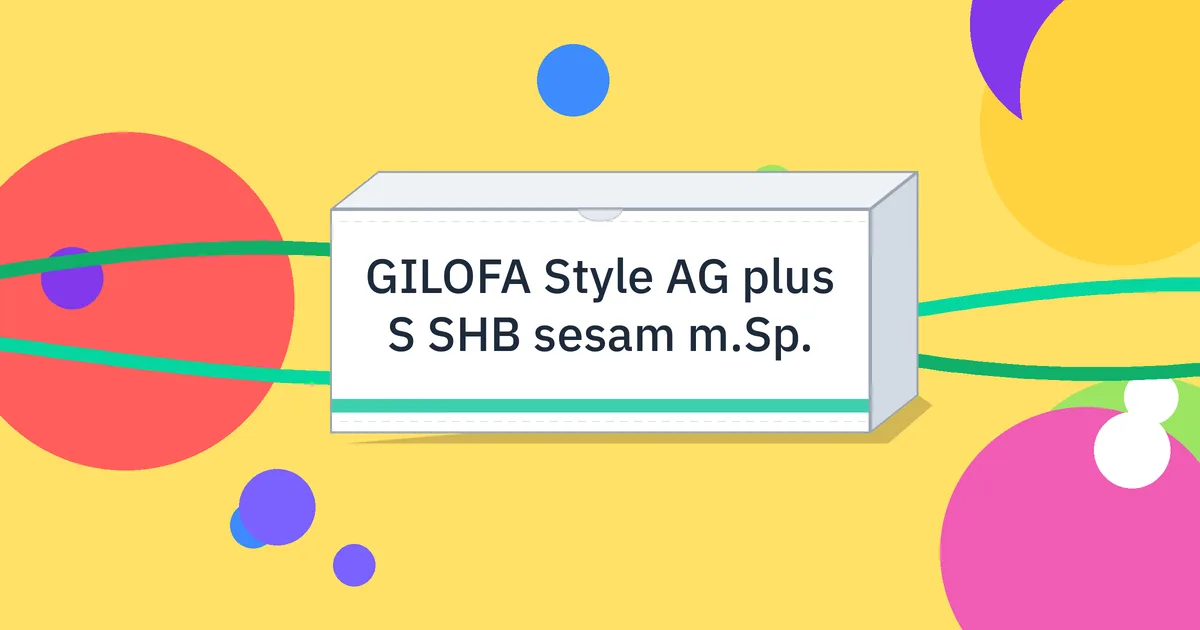 Symbolbild: Packung mit der Aufschrift GILOFA Style AG plus S SHB sesam m.Sp. (PZN 16727744) – Verfügbarkeit und Bezug in Apotheken in Frankfurt am Main