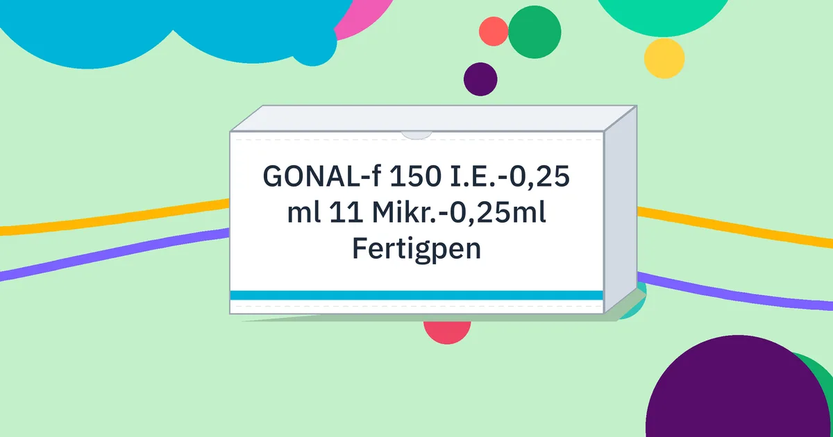 Symbolbild: Packung mit der Aufschrift GONAL-f 150 I.E.-0,25 ml 11 Mikr.-0,25ml Fertigpen (PZN 16332684) – Verfügbarkeit und Bezug in Apotheken in Frankfurt am Main