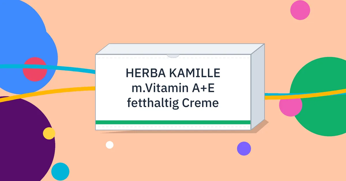 Symbolbild: Packung mit der Aufschrift HERBA KAMILLE m.Vitamin A+E fetthaltig Creme (PZN 01948416) – Verfügbarkeit und Bezug in Apotheken in Frankfurt am Main