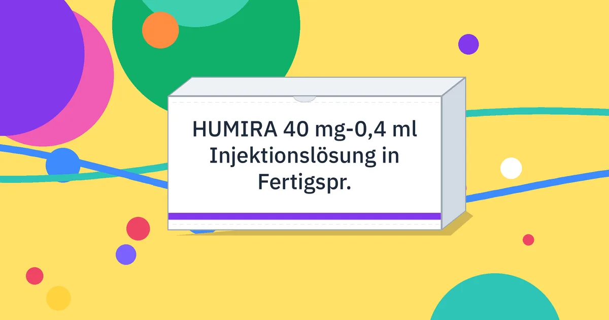 Symbolbild: Packung mit der Aufschrift HUMIRA 40 mg-0,4 ml Injektionslösung in Fertigspr. (PZN 16586189) – Verfügbarkeit und Bezug in Apotheken in Frankfurt am Main