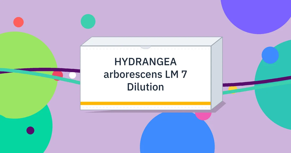 Symbolbild: Packung mit der Aufschrift HYDRANGEA arborescens LM 7 Dilution (PZN 13556236) – Verfügbarkeit und Bezug in Apotheken in Frankfurt am Main