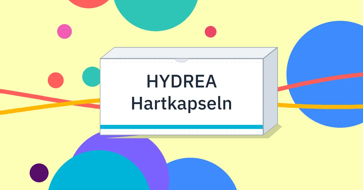 Symbolbild: Packung mit der Aufschrift HYDREA Hartkapseln (PZN 00587637) – Verfügbarkeit und Bezug in Apotheken in Frankfurt am Main