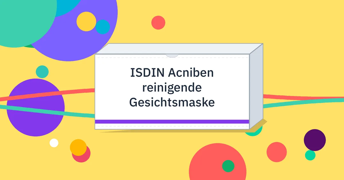 Symbolbild: Packung mit der Aufschrift ISDIN Acniben reinigende Gesichtsmaske (PZN 17618365) – Verfügbarkeit und Bezug in Apotheken in Frankfurt am Main