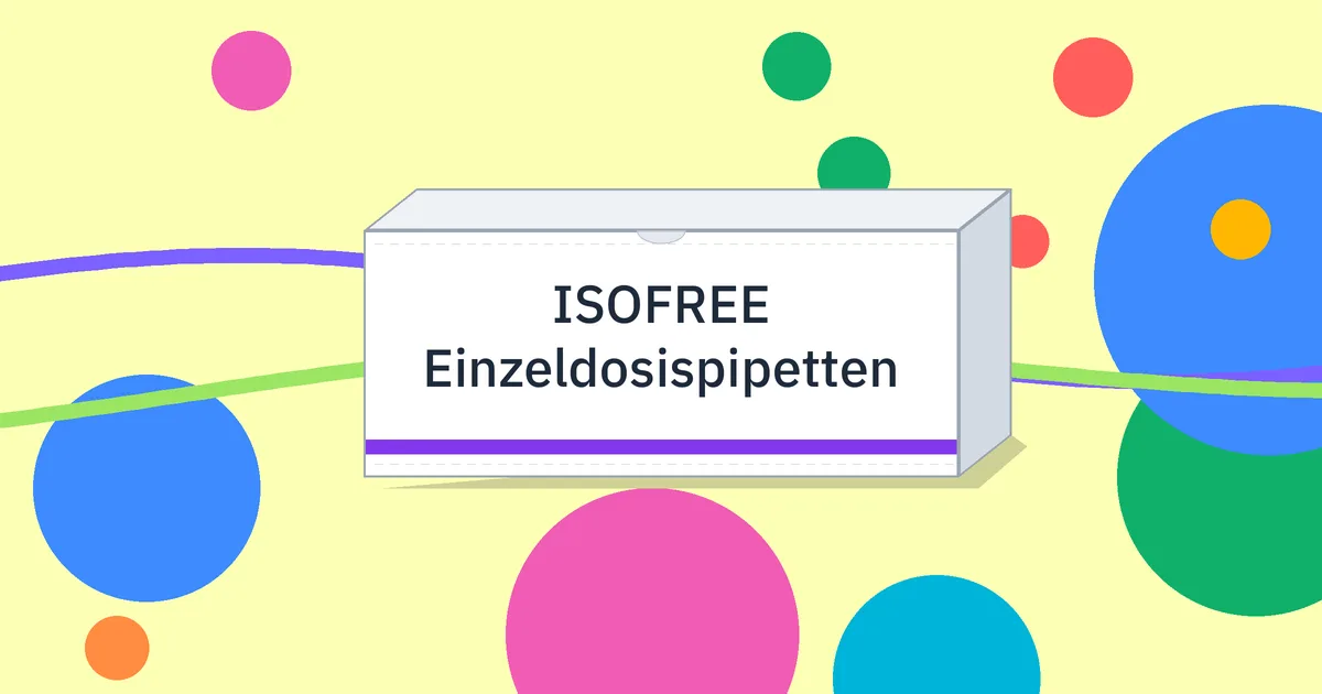 Symbolbild: Packung mit der Aufschrift ISOFREE Einzeldosispipetten (PZN 12440081) – Verfügbarkeit und Bezug in Apotheken in Frankfurt am Main
