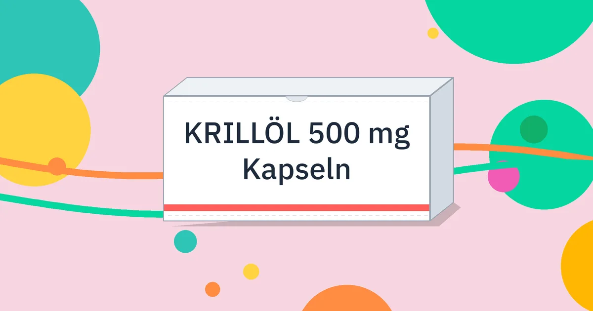 Symbolbild: Packung mit der Aufschrift KRILLÖL 500 mg Kapseln (PZN 11887377) – Verfügbarkeit und Bezug in Apotheken in Frankfurt am Main