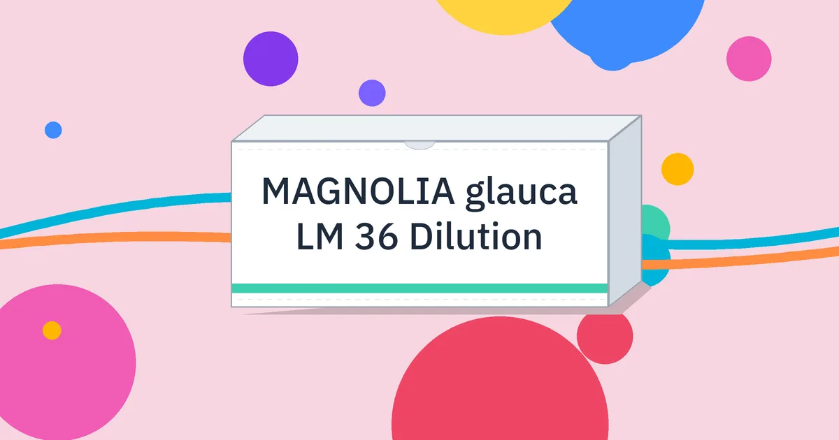 Symbolbild: Packung mit der Aufschrift MAGNOLIA glauca LM 36 Dilution (PZN 13539657) – Verfügbarkeit und Bezug in Apotheken in Frankfurt am Main
