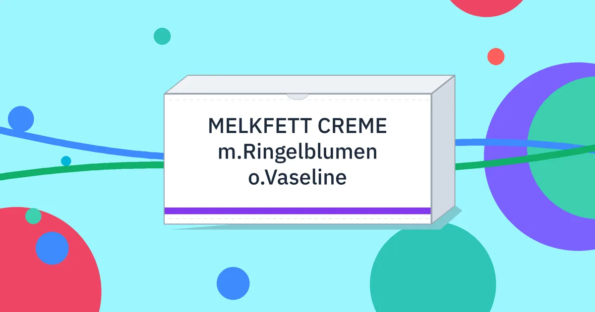 Symbolbild: Packung mit der Aufschrift MELKFETT CREME m.Ringelblumen o.Vaseline (PZN 07380098) – Verfügbarkeit und Bezug in Apotheken in Frankfurt am Main