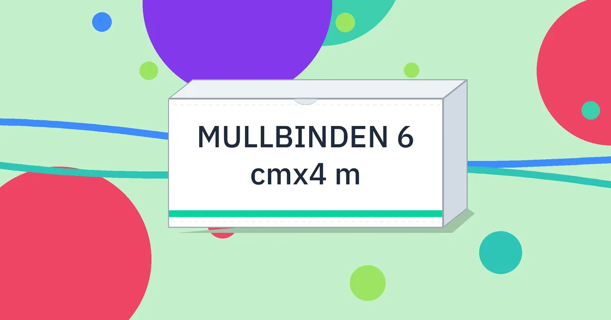 Symbolbild: Packung mit der Aufschrift MULLBINDEN 6 cmx4 m (PZN 19269006) – Verfügbarkeit und Bezug in Apotheken in Frankfurt am Main