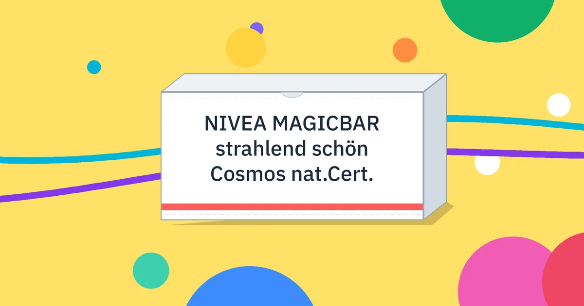 Symbolbild: Packung mit der Aufschrift NIVEA MAGICBAR strahlend schön Cosmos nat.Cert. (PZN 17624696) – Verfügbarkeit und Bezug in Apotheken in Frankfurt am Main