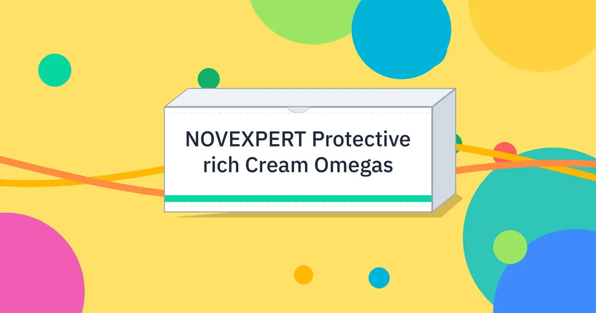 Symbolbild: Packung mit der Aufschrift NOVEXPERT Protective rich Cream Omegas (PZN 19147786) – Verfügbarkeit und Bezug in Apotheken in Frankfurt am Main