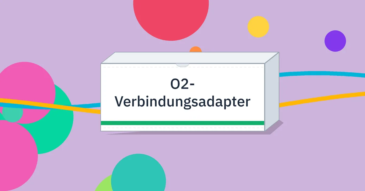 Symbolbild: Packung mit der Aufschrift O2-Verbindungsadapter (PZN 15736020) – Verfügbarkeit und Bezug in Apotheken in Frankfurt am Main