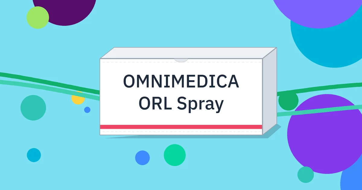 Symbolbild: Packung mit der Aufschrift OMNIMEDICA ORL Spray (PZN 19142613) – Verfügbarkeit und Bezug in Apotheken in Frankfurt am Main