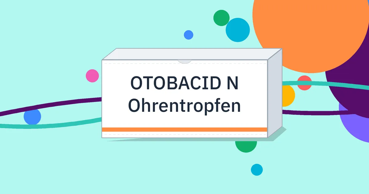Symbolbild: Packung mit der Aufschrift OTOBACID N Ohrentropfen (PZN 00819556) – Verfügbarkeit und Bezug in Apotheken in Frankfurt am Main