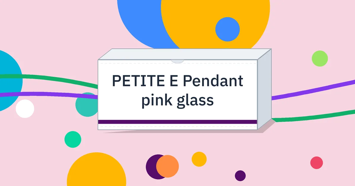 Symbolbild: Packung mit der Aufschrift PETITE E Pendant pink glass (PZN 18792125) – Verfügbarkeit und Bezug in Apotheken in Frankfurt am Main