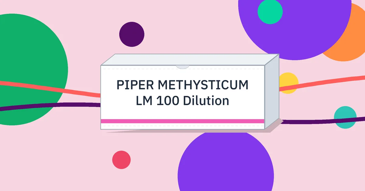 Symbolbild: Packung mit der Aufschrift PIPER METHYSTICUM LM 100 Dilution (PZN 13643716) – Verfügbarkeit und Bezug in Apotheken in Frankfurt am Main