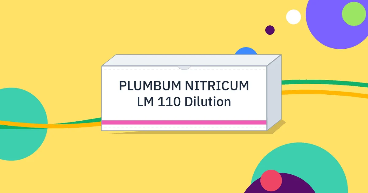 Symbolbild: Packung mit der Aufschrift PLUMBUM NITRICUM LM 110 Dilution (PZN 13042313) – Verfügbarkeit und Bezug in Apotheken in Frankfurt am Main