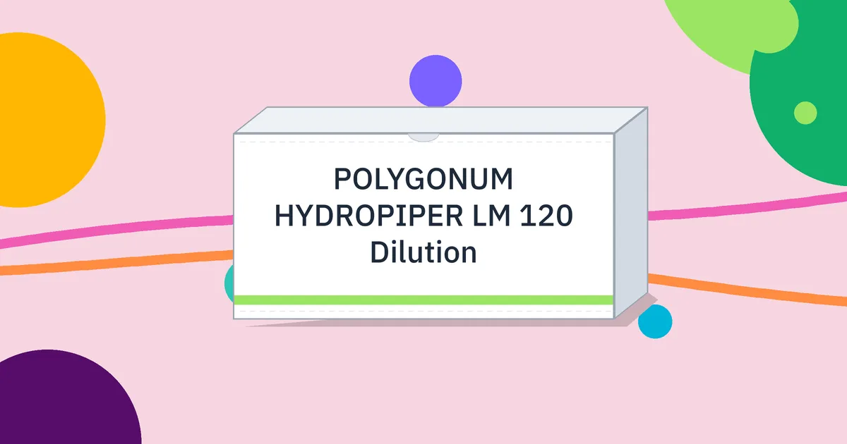 Symbolbild: Packung mit der Aufschrift POLYGONUM HYDROPIPER LM 120 Dilution (PZN 13662719) – Verfügbarkeit und Bezug in Apotheken in Frankfurt am Main