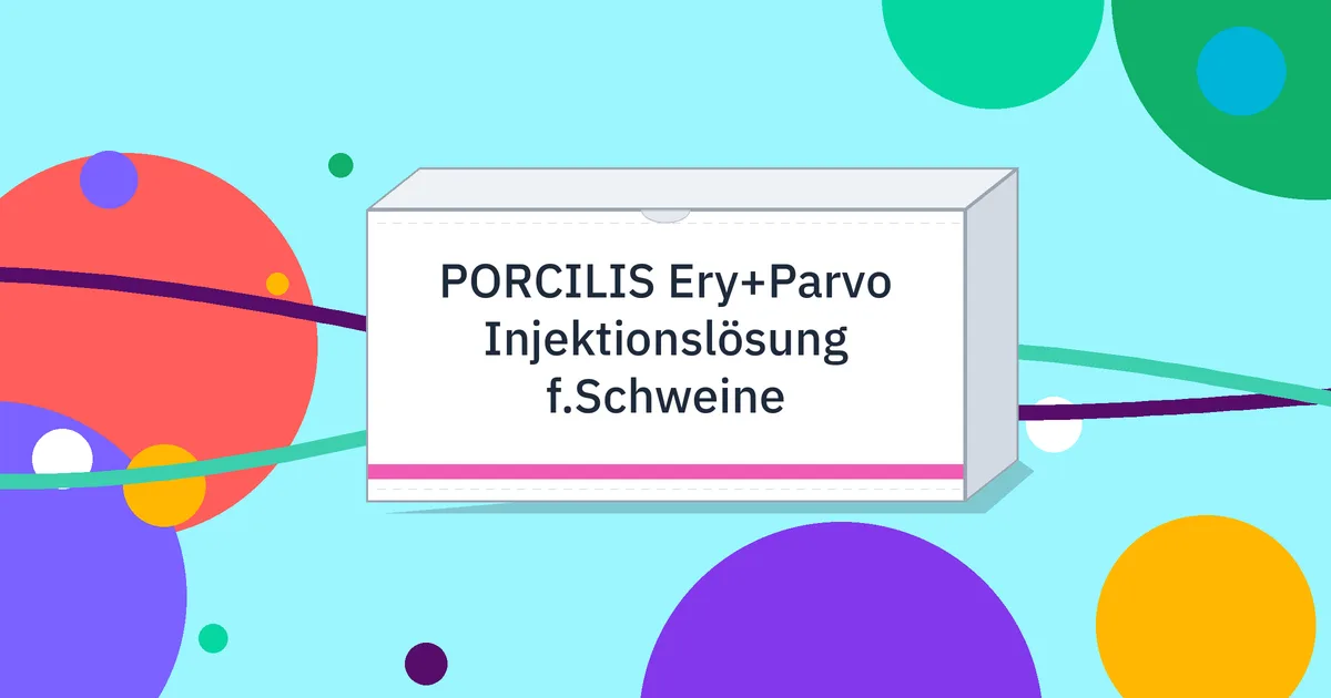 Symbolbild: Packung mit der Aufschrift PORCILIS Ery+Parvo Injektionslösung f.Schweine (PZN 01431989) – Verfügbarkeit und Bezug in Apotheken in Frankfurt am Main